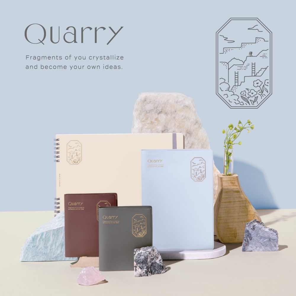 Quarry notebook B5wide【クオリー ノートブック B5 ワイド】